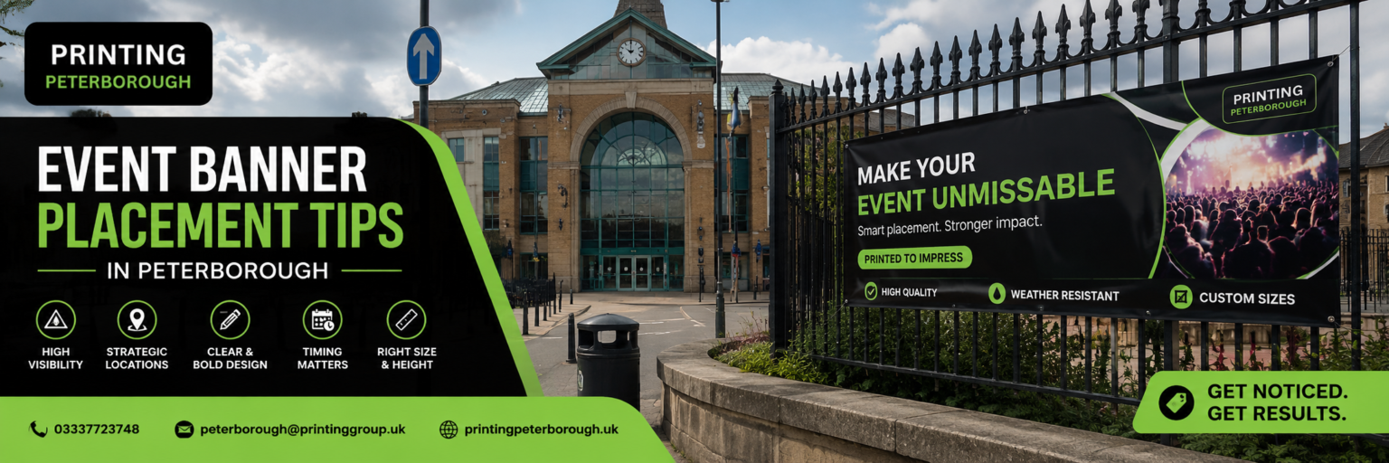 Event Banner Placement Tips in Peterborough